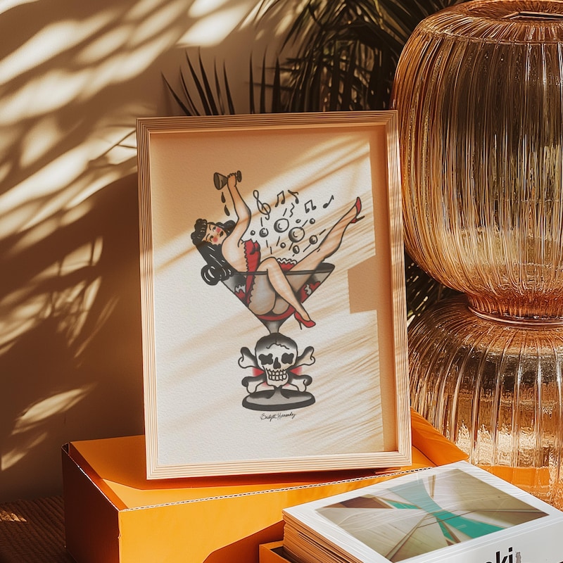 Tattooed Pin up Art - Etsy