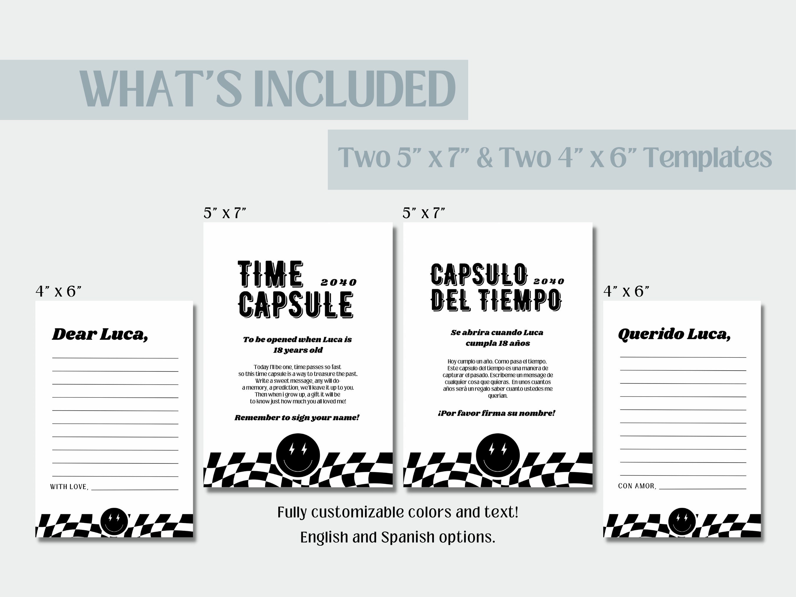 First Birthday Time Capsule Primer Cumpleaños Capsulo Del - Etsy