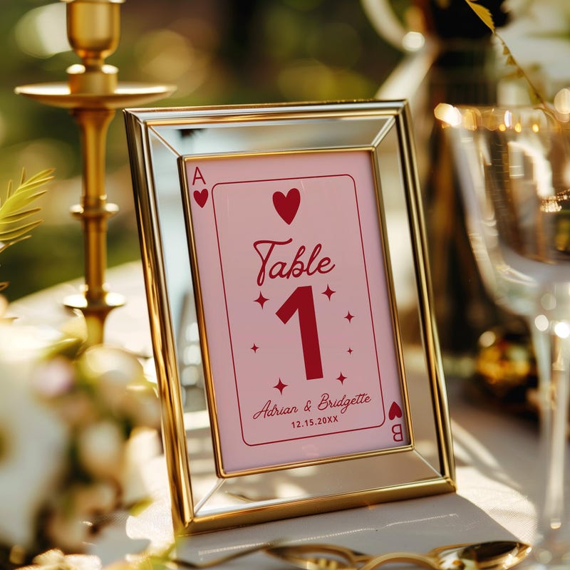 Vintage Table Number - Etsy