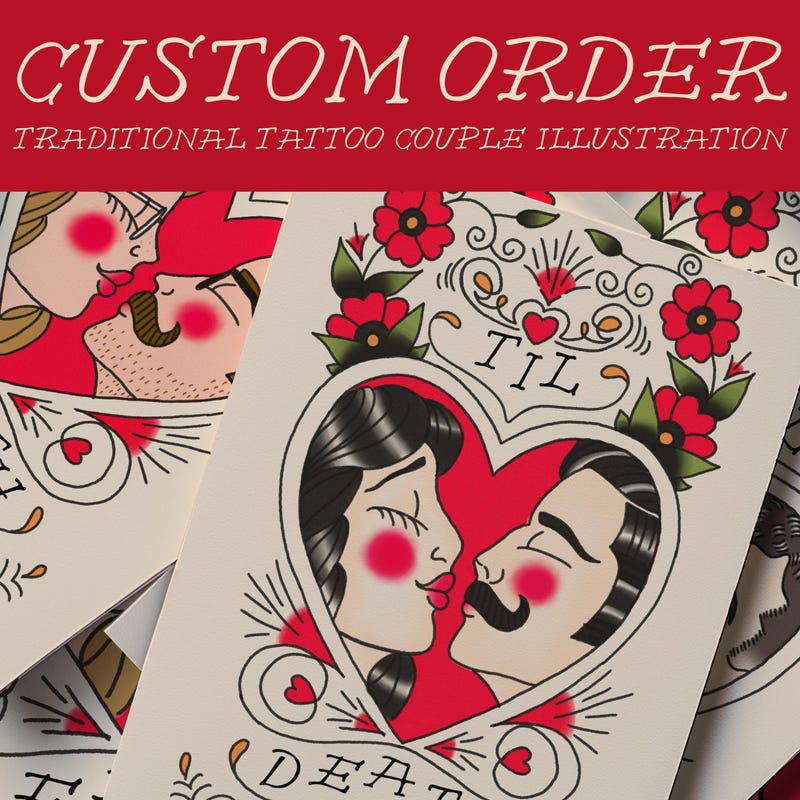 Tattoo Wedding - Etsy