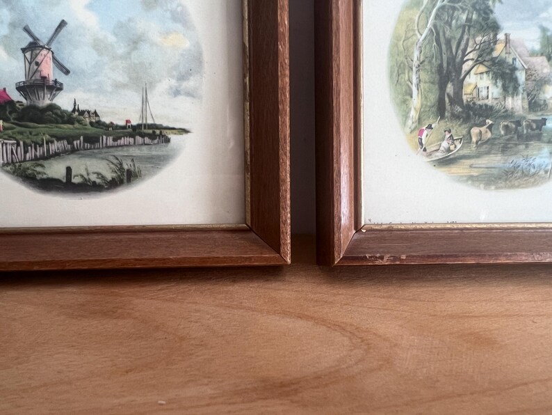 Mid Century Framed DONALD ART CO. Prints- Set of 2 - Etsy
