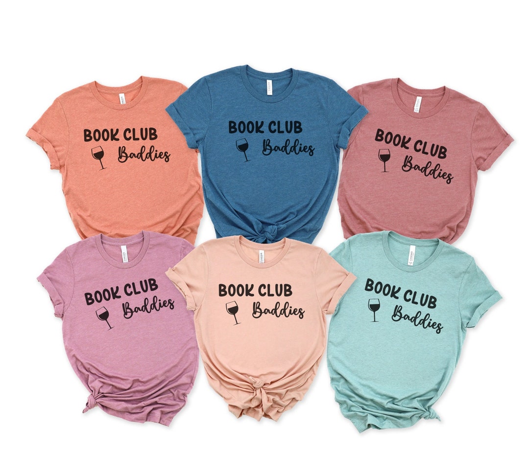 Book Club T-shirt, Book Club Gift, Book Club Baddies, Group Book Club ...