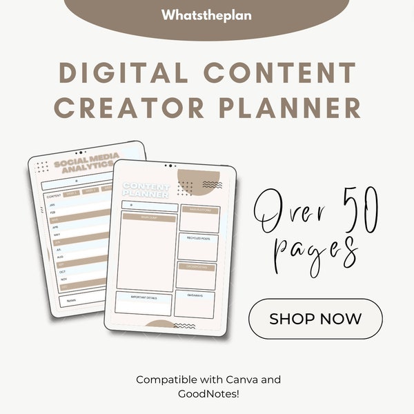 Tiktok Planner Printable - Etsy