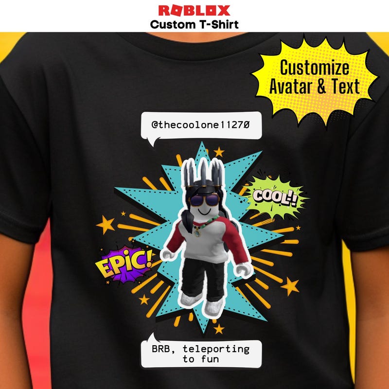 White Roblox Shirt - Etsy