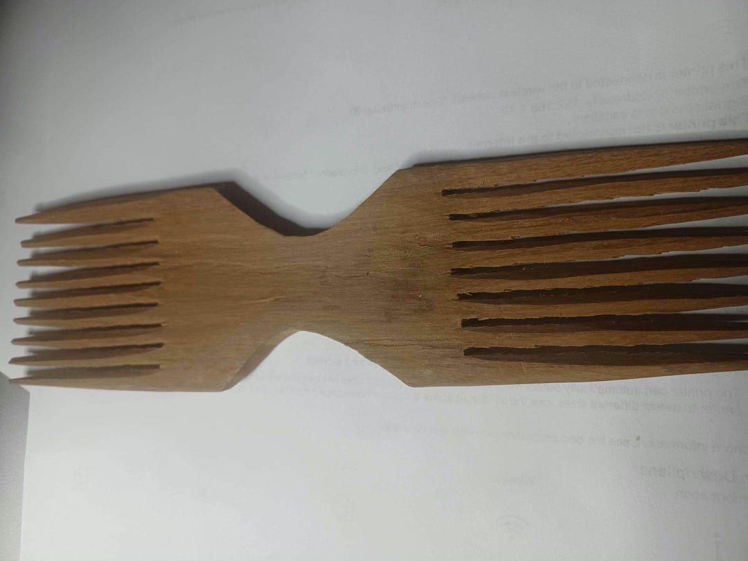 Vintege Wooden Hair Pick Kenya Hand Made - Etsy