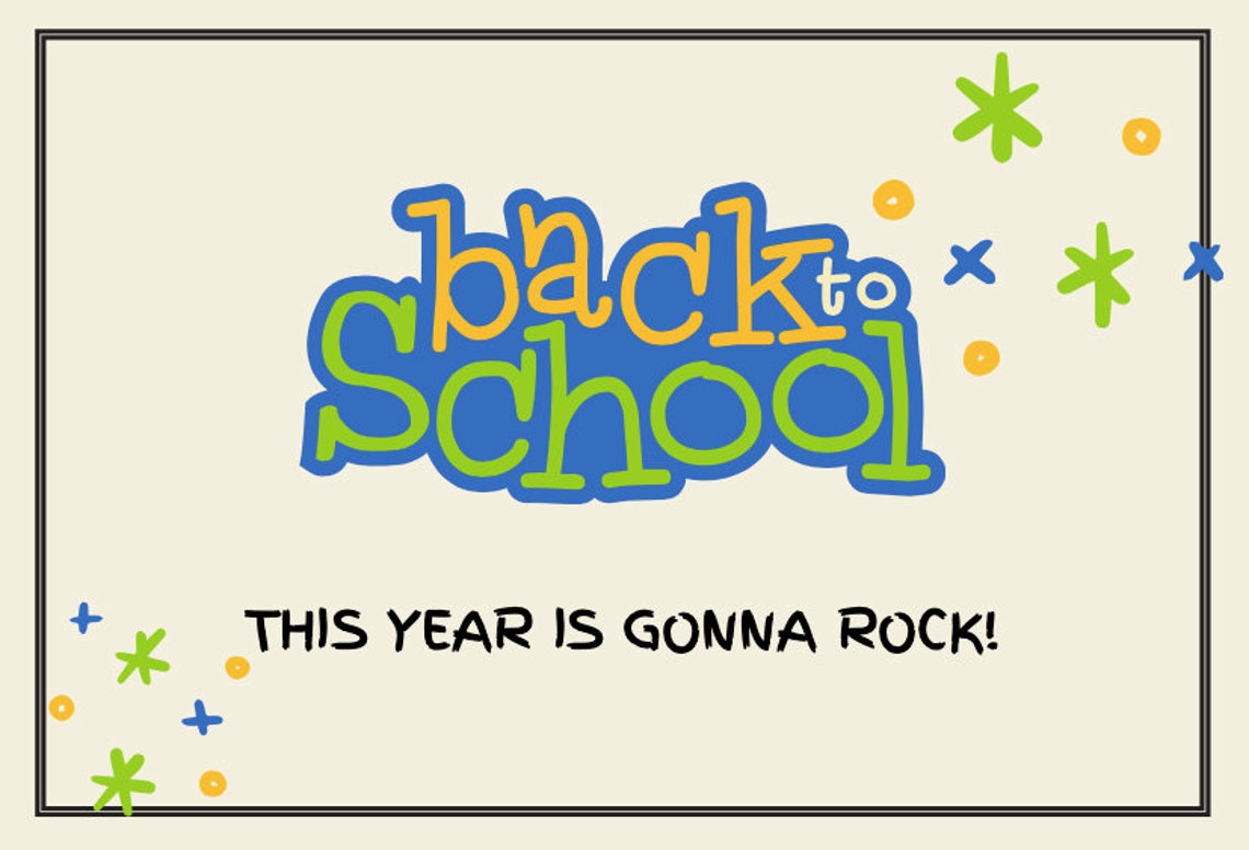 Back to School Greeting Cards - Etsy