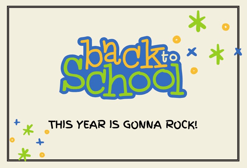 Back to School Greeting Cards - Etsy