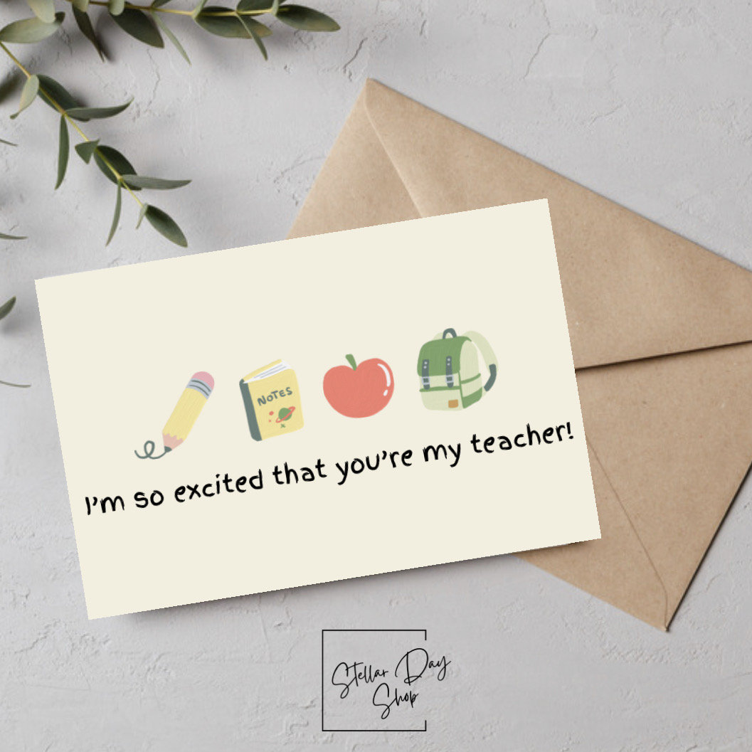 Back to School Greeting Cards - Etsy