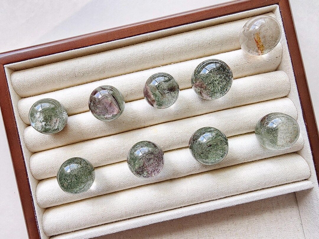 Natural Phantom Quartz Crystal Spheres| Unique Garden Phantom Quartz ...