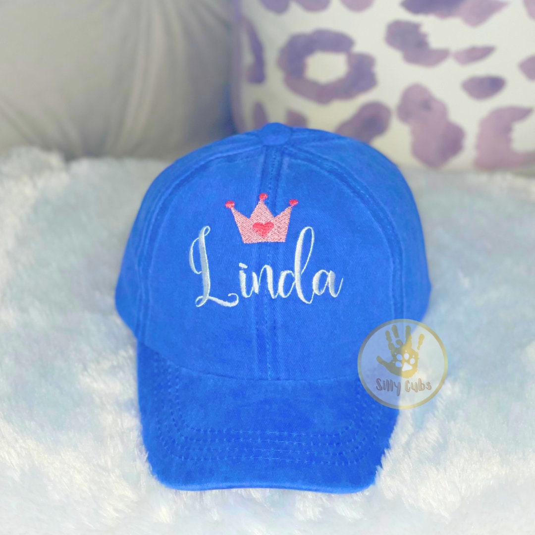 Custom Toddler Princess Crown Hat (ages 1-5), Personalized Toddler Girl ...
