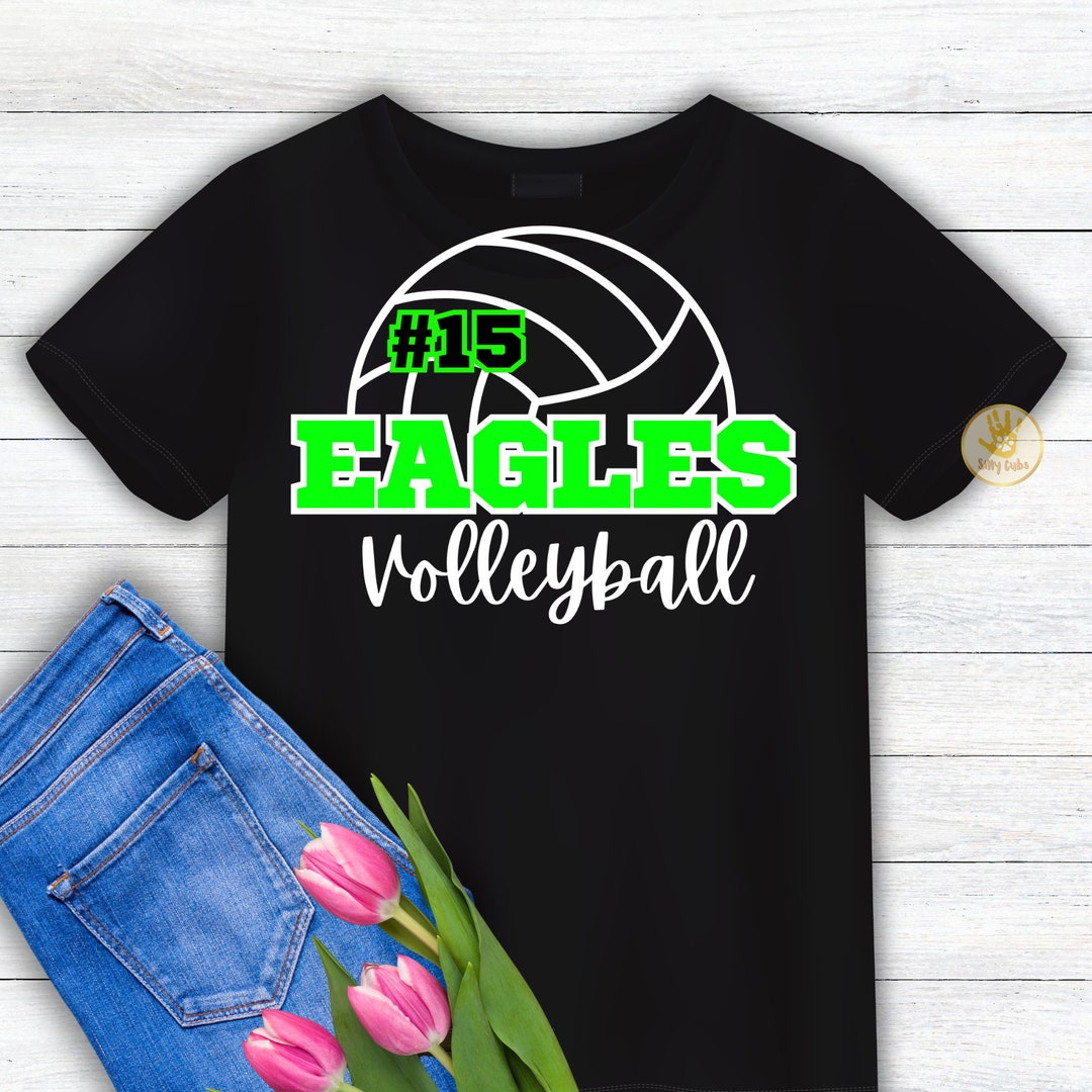 Volleyball Team Shirt, Custom Volleyball Tee, Personalized Volleyball ...