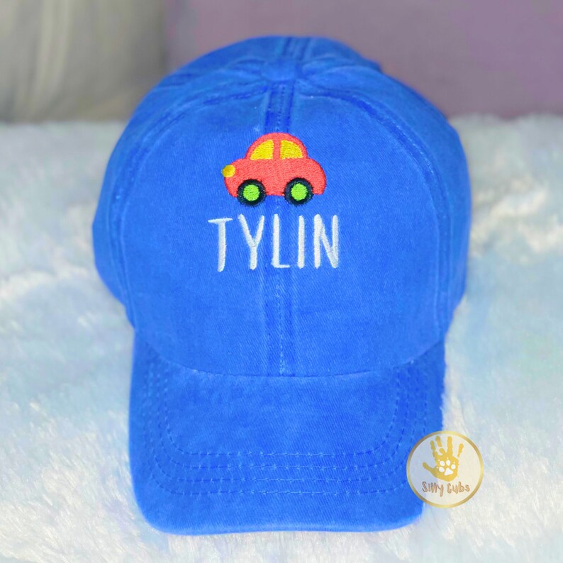 Custom Toddler Car Hat (ages 1-5), Personalized Toddler Baseball Cap ...