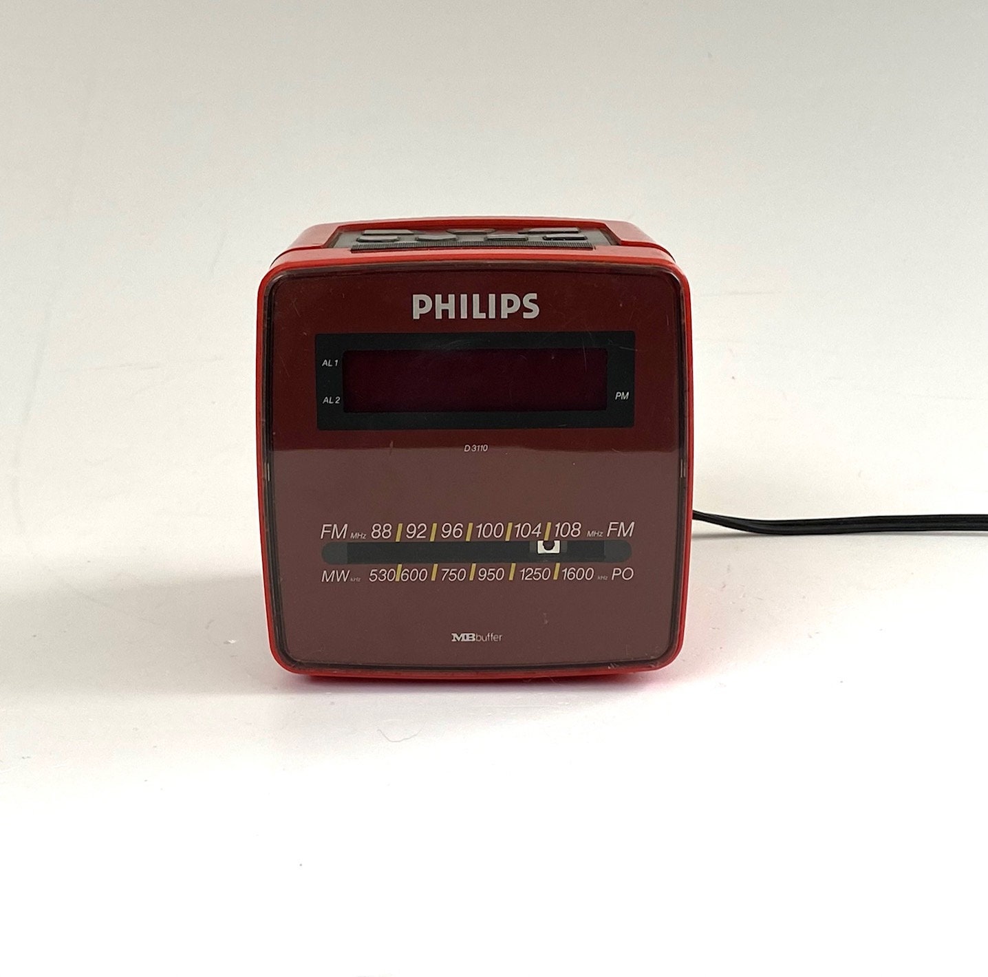 80S Philips CUBE Radio Alarm Clock - Etsy