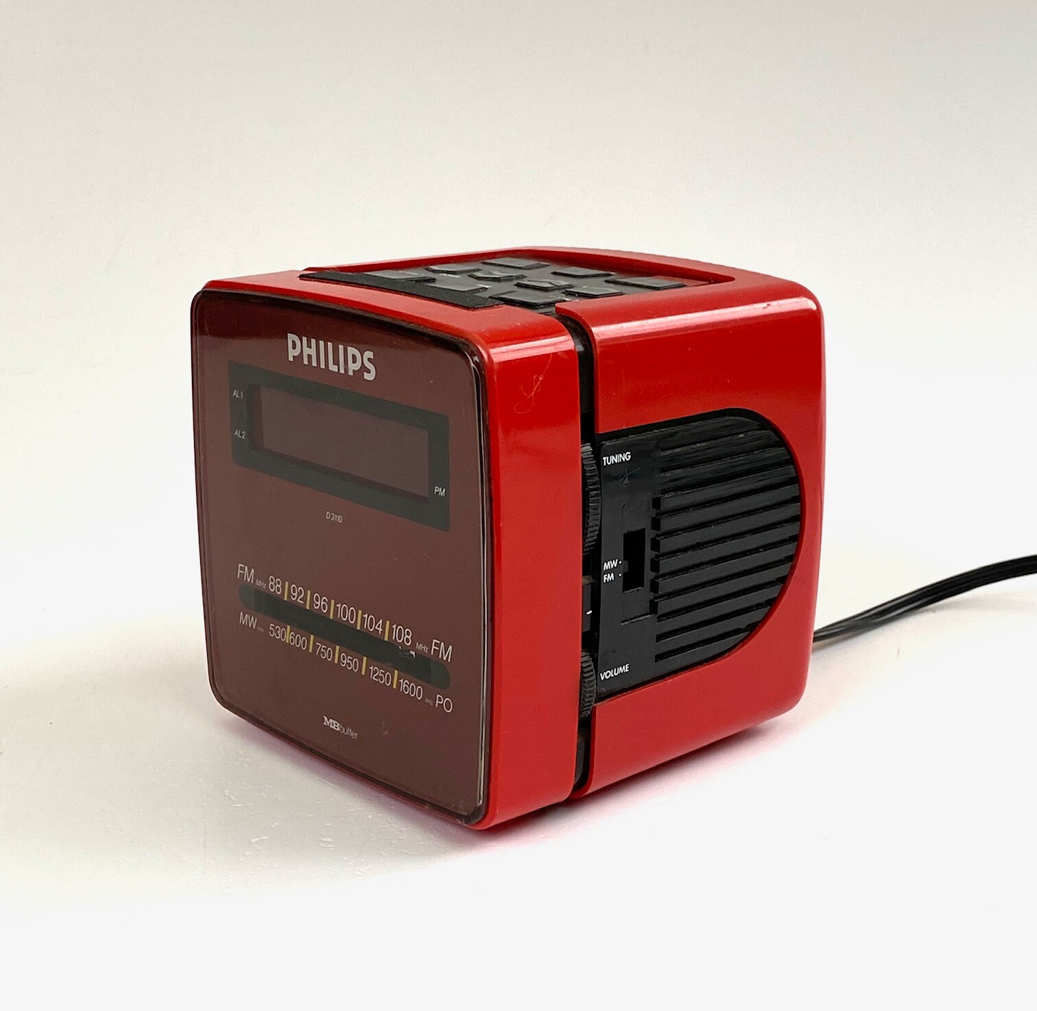 80S Philips CUBE Radio Alarm Clock - Etsy