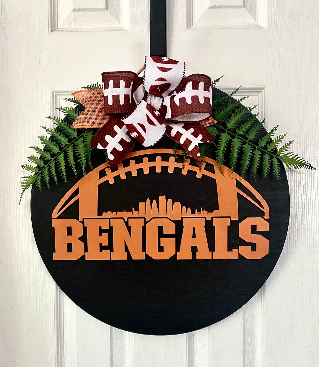 Bengals Football, Door Hanger, Welcome Sign, Front Door Sign ...