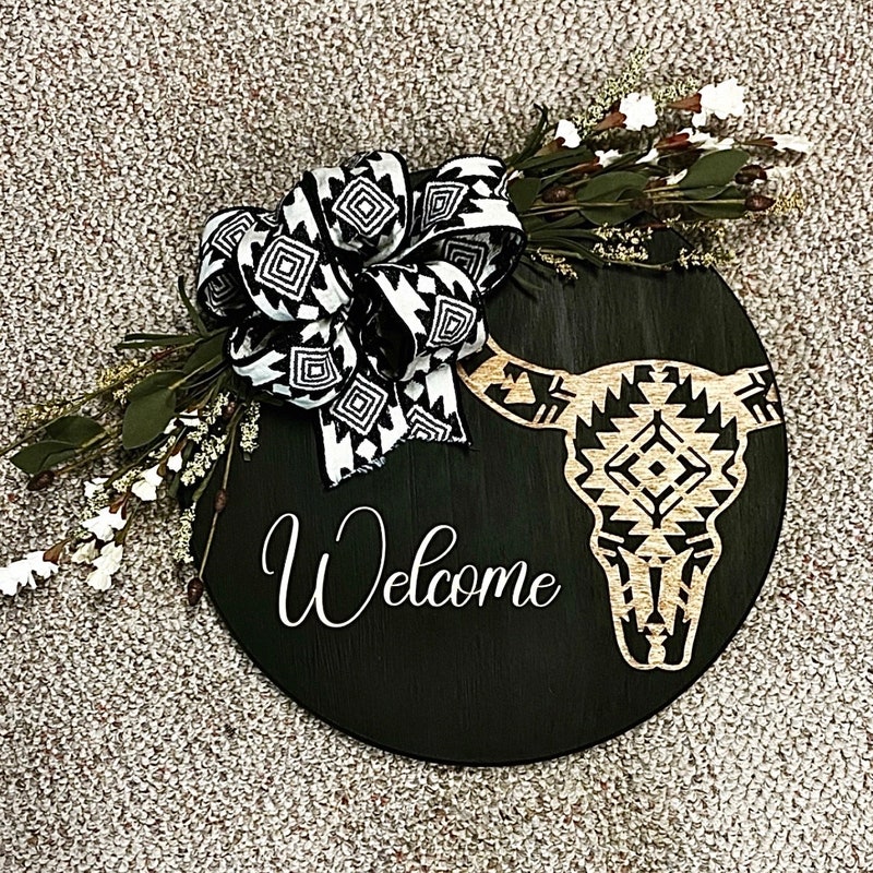 Aztec Door Hanger - Etsy