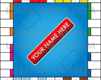 Monopoly SVG DXF PDF Eps Ai Files Blank Template Board Game Cnc Laser ...