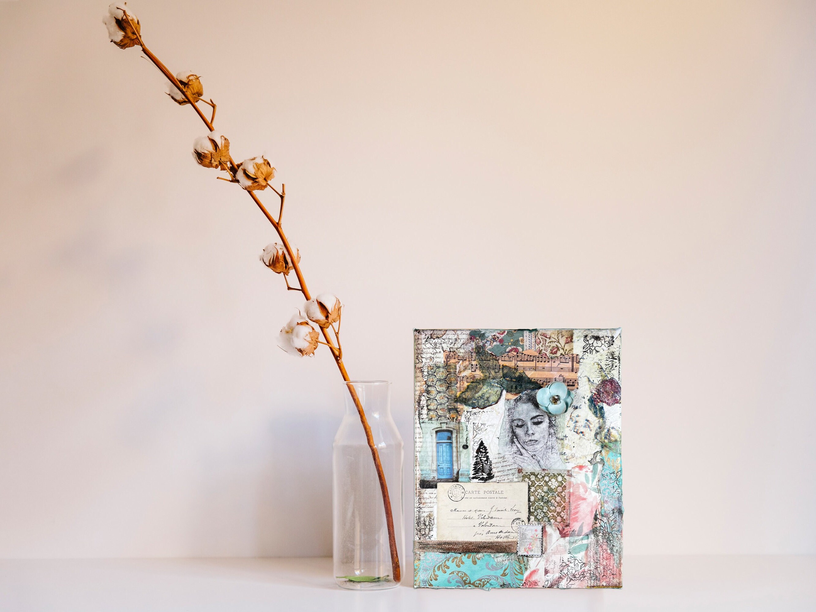 Handmade Original Artwork | Vintage Collage | Mixed Media Art ...