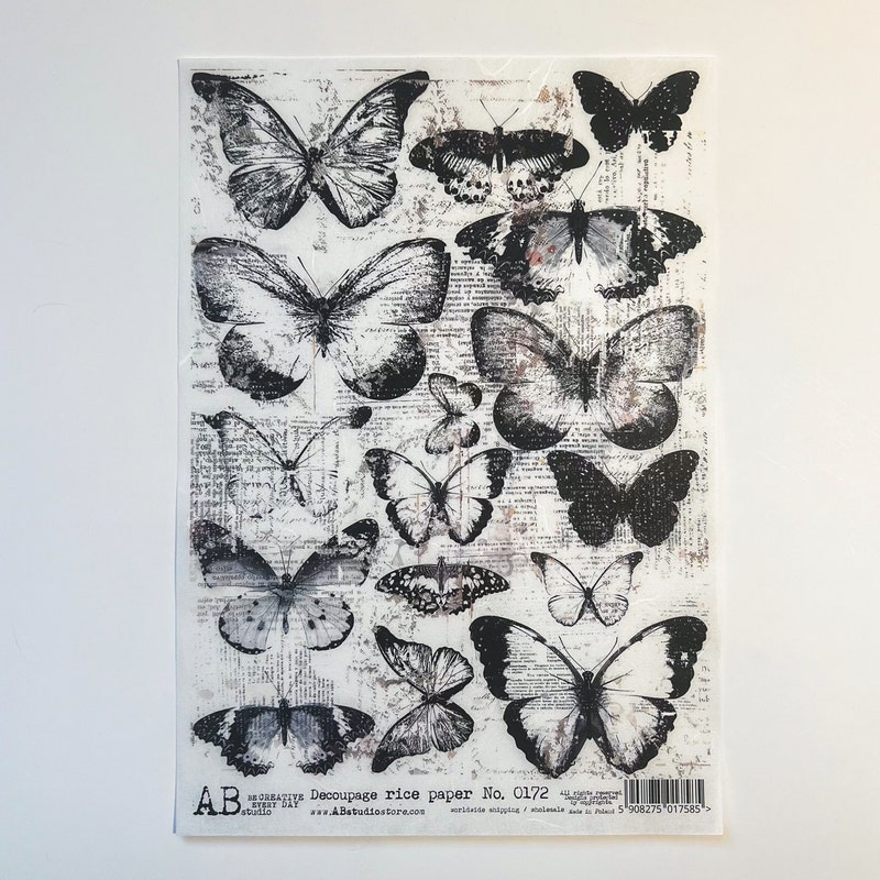 Rice Paper Decoupage - Etsy