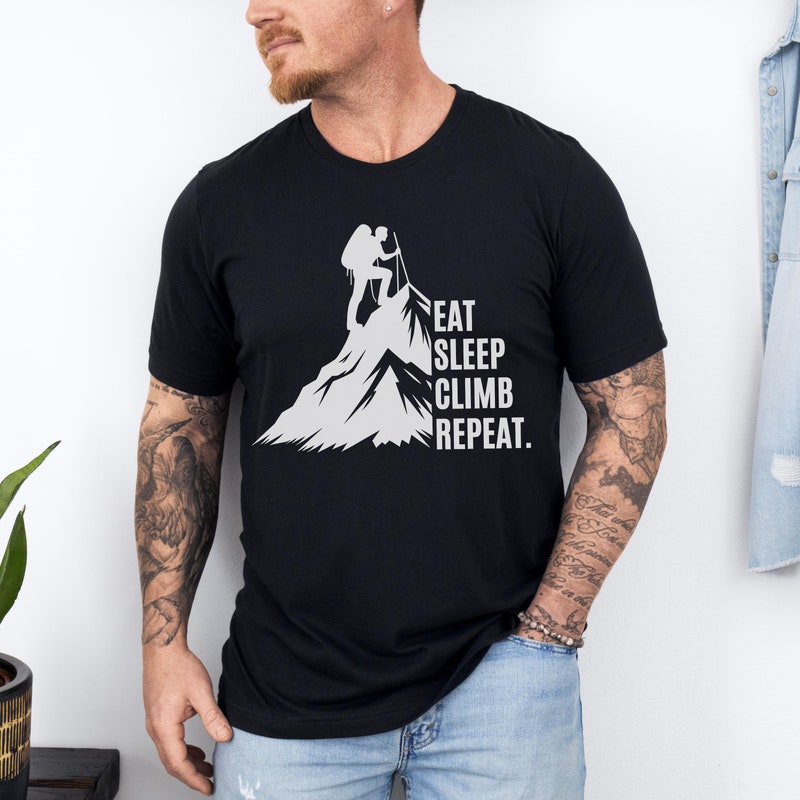 Climbing T Shirt - Etsy