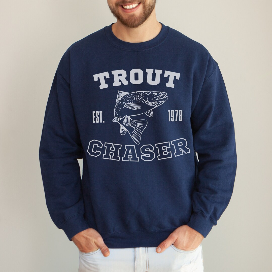 Personalized Fly Fishing Sweatshirt, Fly Fishing Gift, Custom Fishing ...