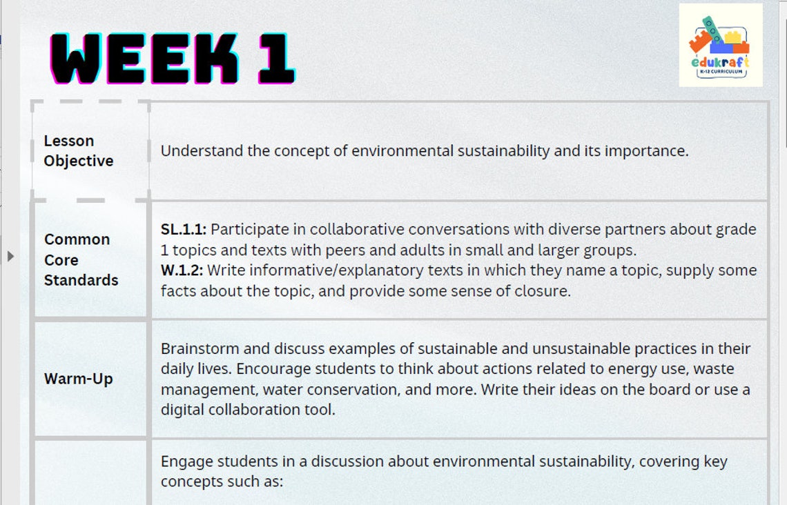 Sustainability Explorers: Inspiring Environmental Stewardship - an 8 ...