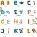 Spanish ABC Flash Cards, Alphabet Flash Cards, Animal ABC Spanish ...