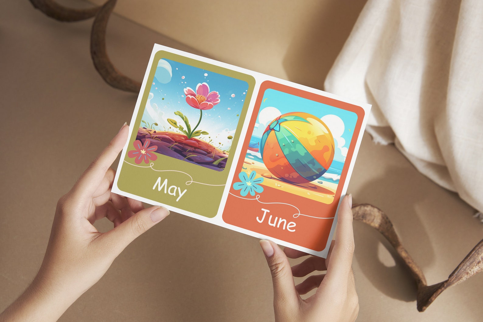 Months of the Year Flash Cards, Printable Flash Cards, Educational ...