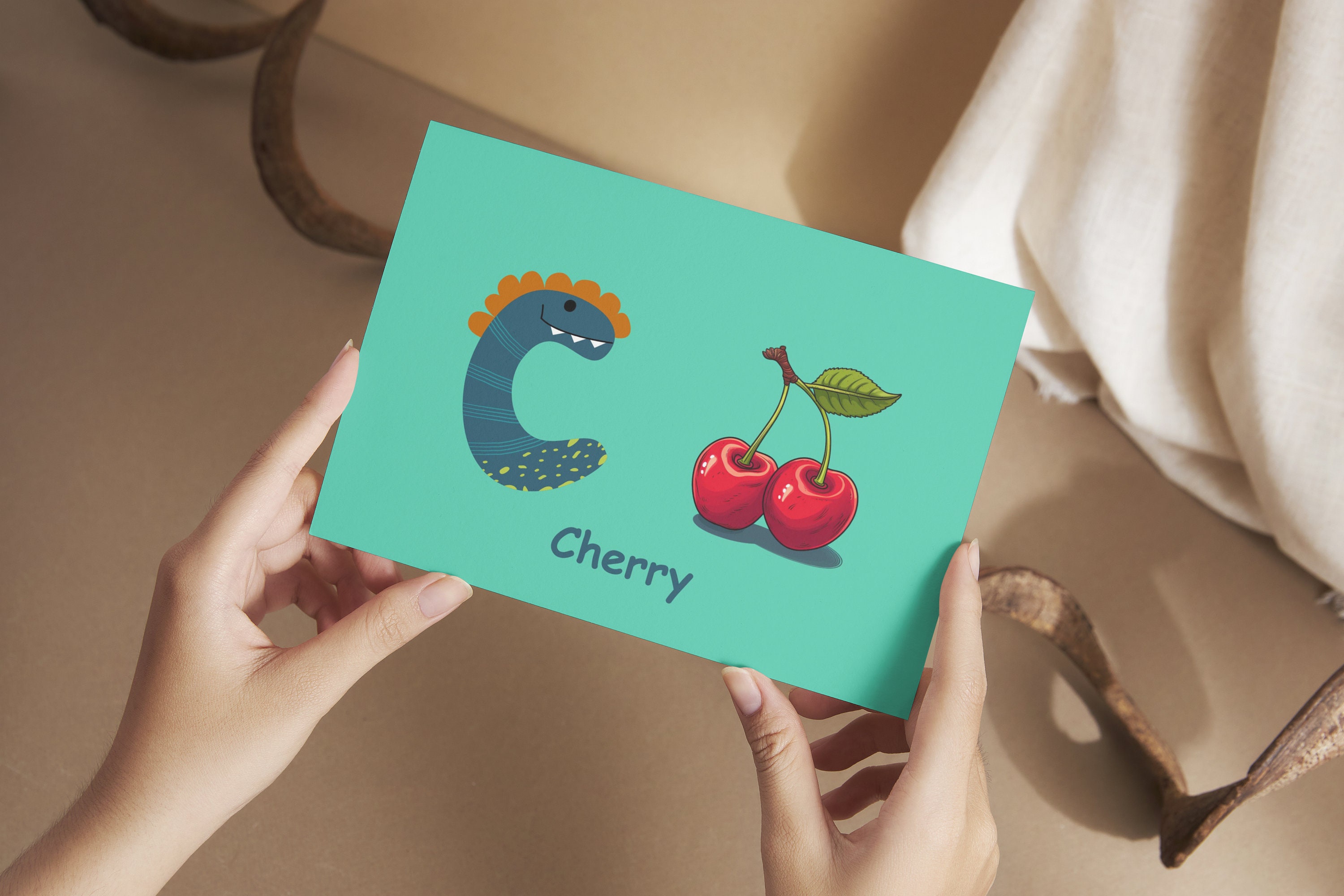 Printable ABC Fruits Flash Cards, Alphabet Flashcards, Educational ...