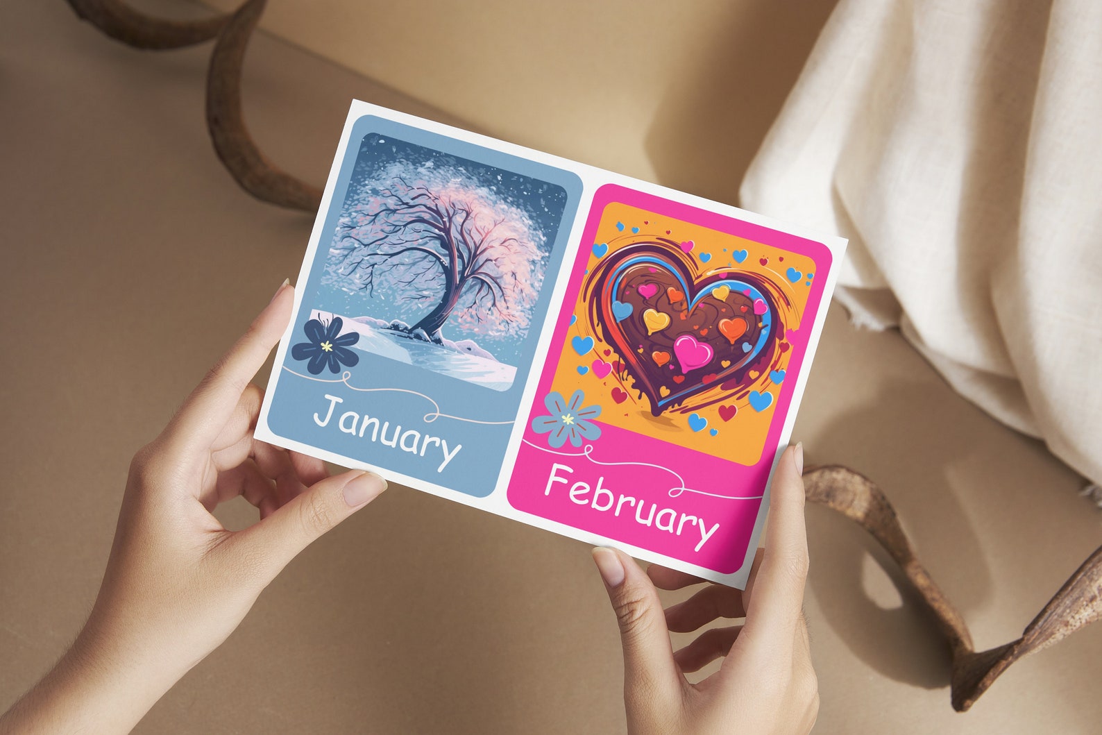 Months of the Year Flash Cards, Printable Flash Cards, Educational ...
