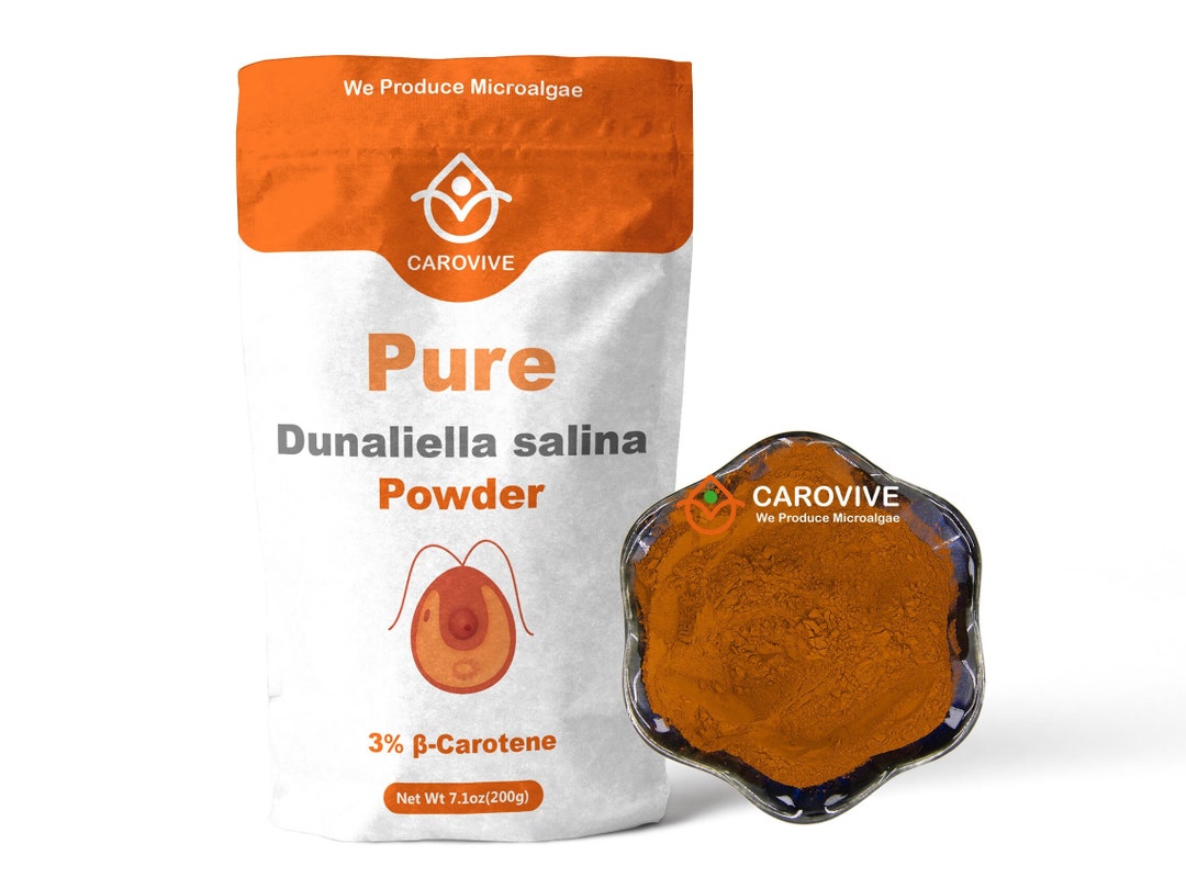 Carovive Dunaliella Salina Powder 3% Beta Carotene Rich in Natural ...