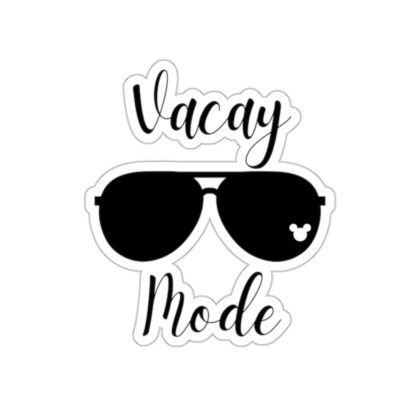 Vacay Mode Mickey Sunglasses Sticker, Vacay Mode, Mickey Sticker, WDW ...