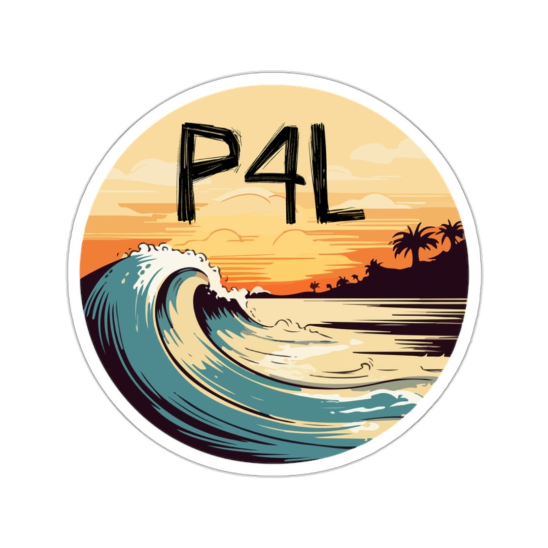 P4L Surf Sticker, Pogues for Life, P4L, OBX, John B, Sarah, JJ, Kiara ...