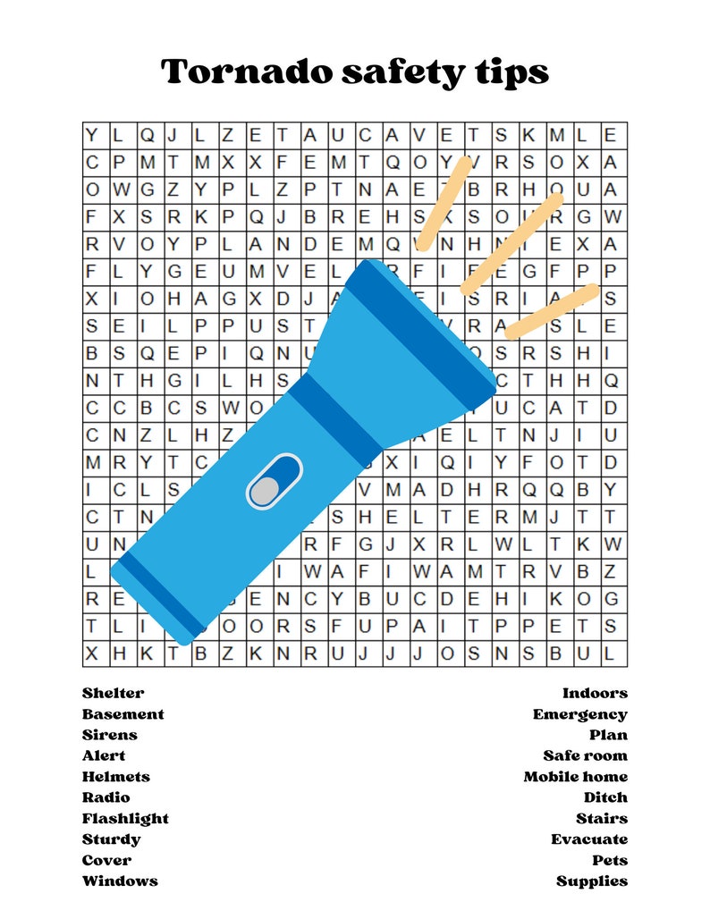 We Got Cows Tornado Word Search Puzzle, Tornado Terms, Famous Tornadoes ...