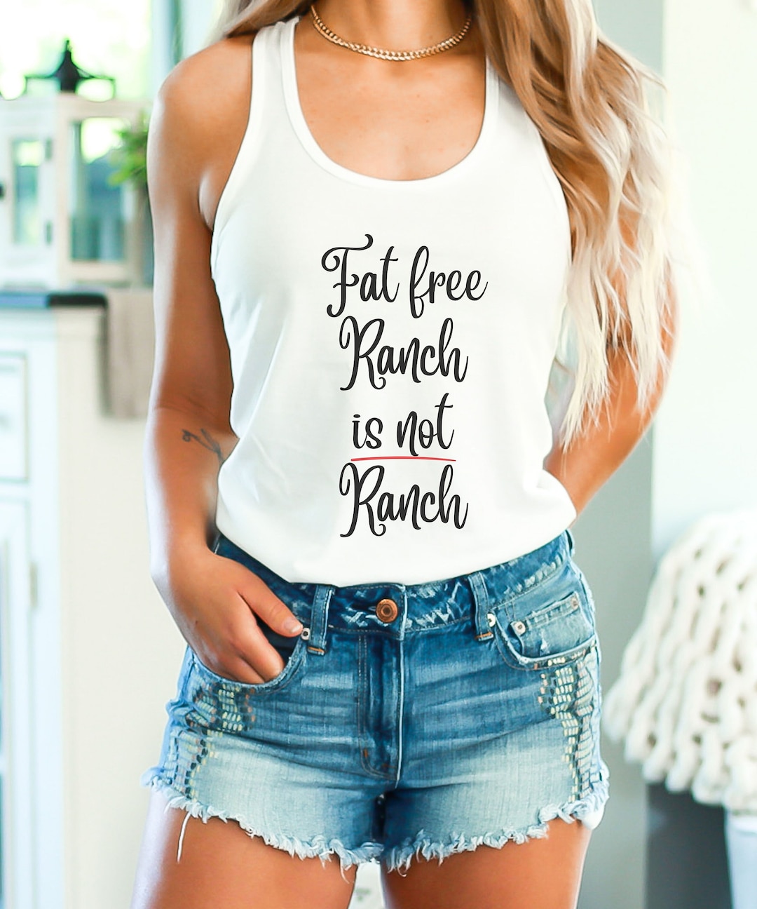 Fat Free Ranch is Not Ranch Tank, Ranch Lover, Condiment Humor, Salad ...