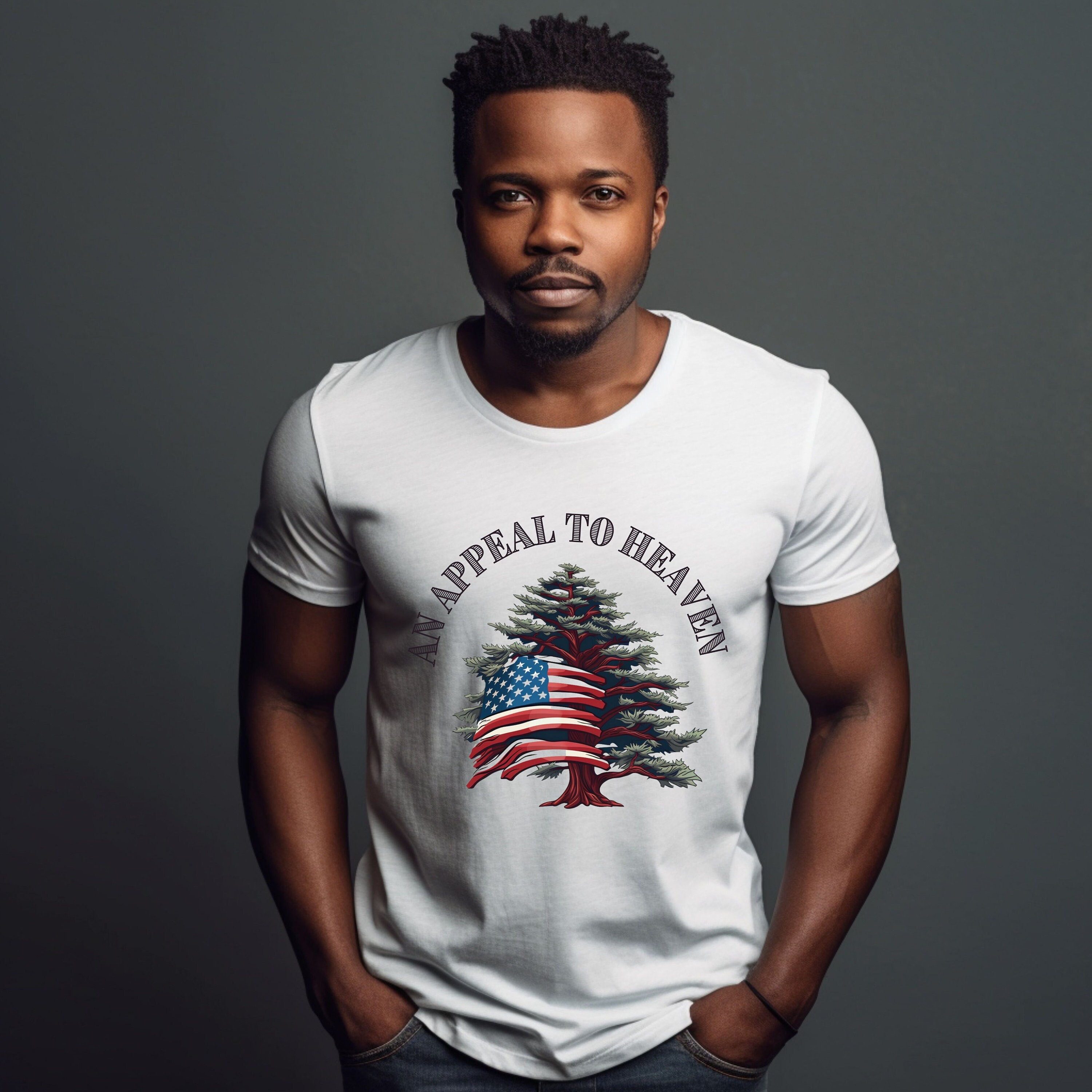 An Appeal to Heaven, Pine Tree Flag Graphic Shirt, Patriotic American ...