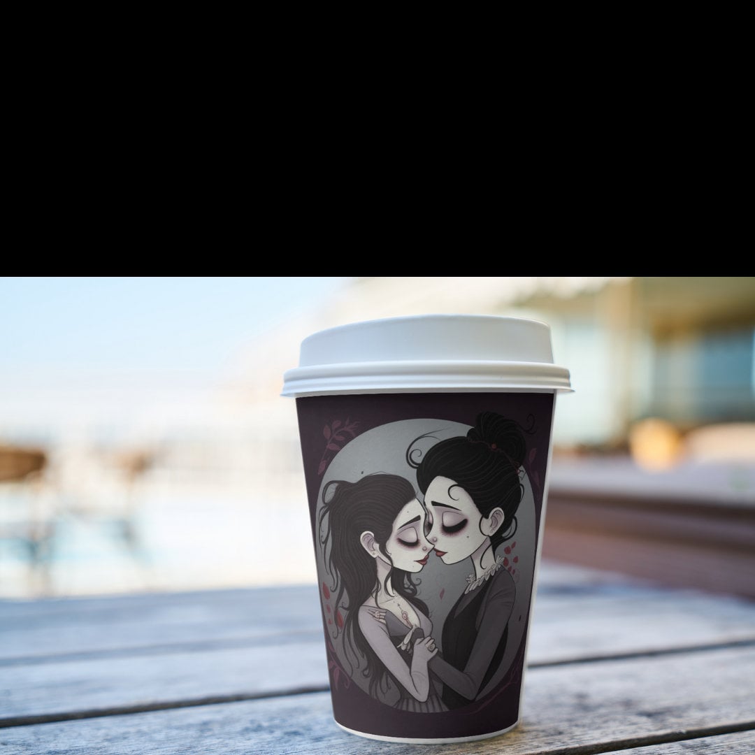 Nocturnal Kiss: Vampire Embrace Digital Art - Etsy