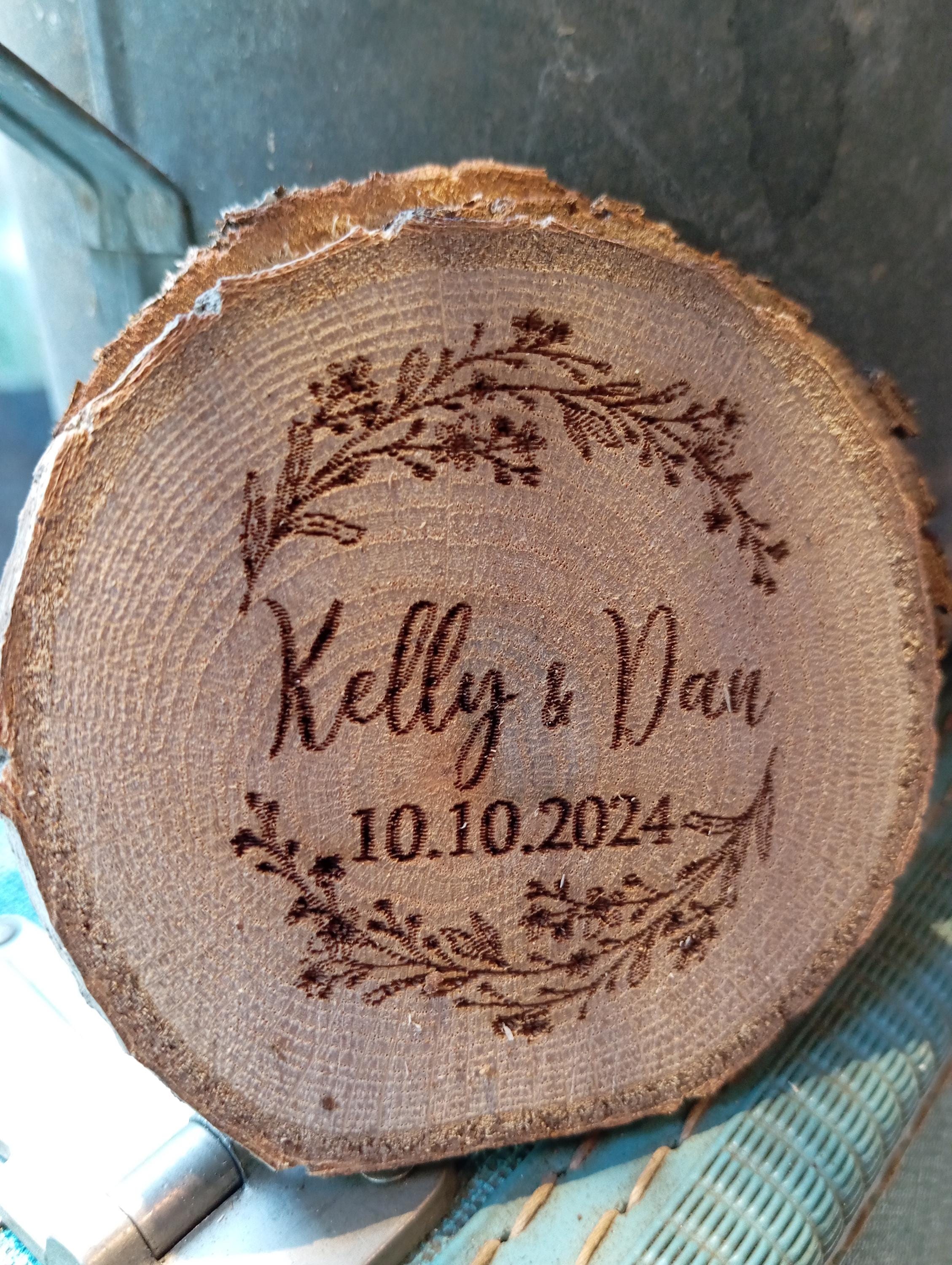 Wood Coasters as Wedding Favors for Guests in Bulk, Personalized ...