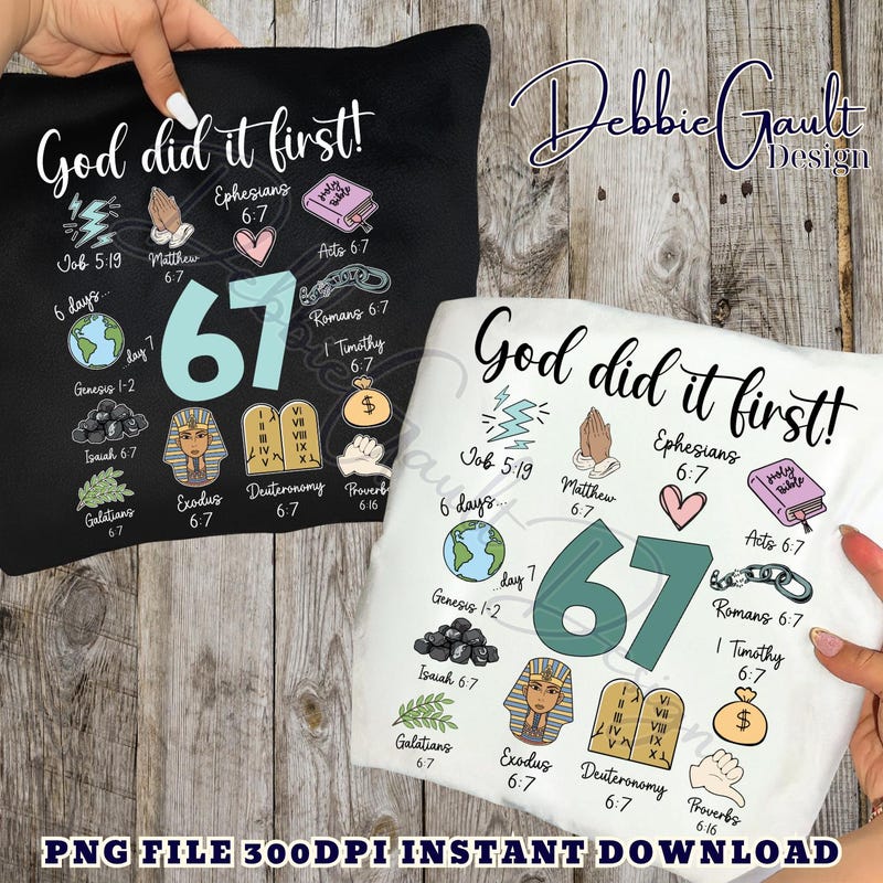 67 God Did It First - Etsy