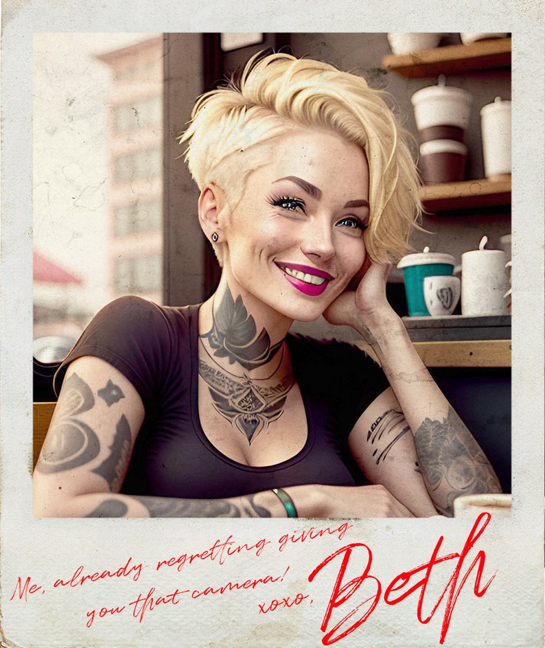 Xoxo Beth A NSFW AI Generated Polaroid Pinup Bundle - Etsy UK