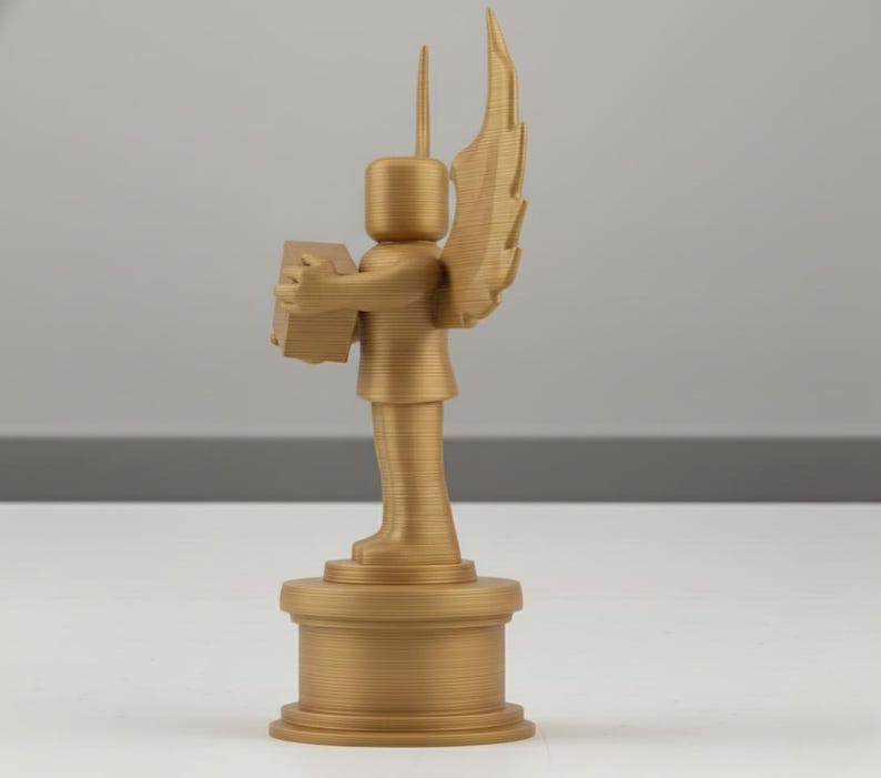 Roblox-inspired Winner Trophy | 3D Printed Gamer Award Statue | Desk ...