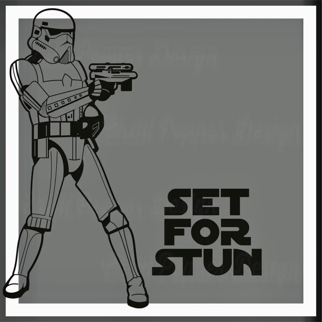 Set for Stun Sci Fi Fan Art Vinyl Decal Sticker Transfer Home Office ...
