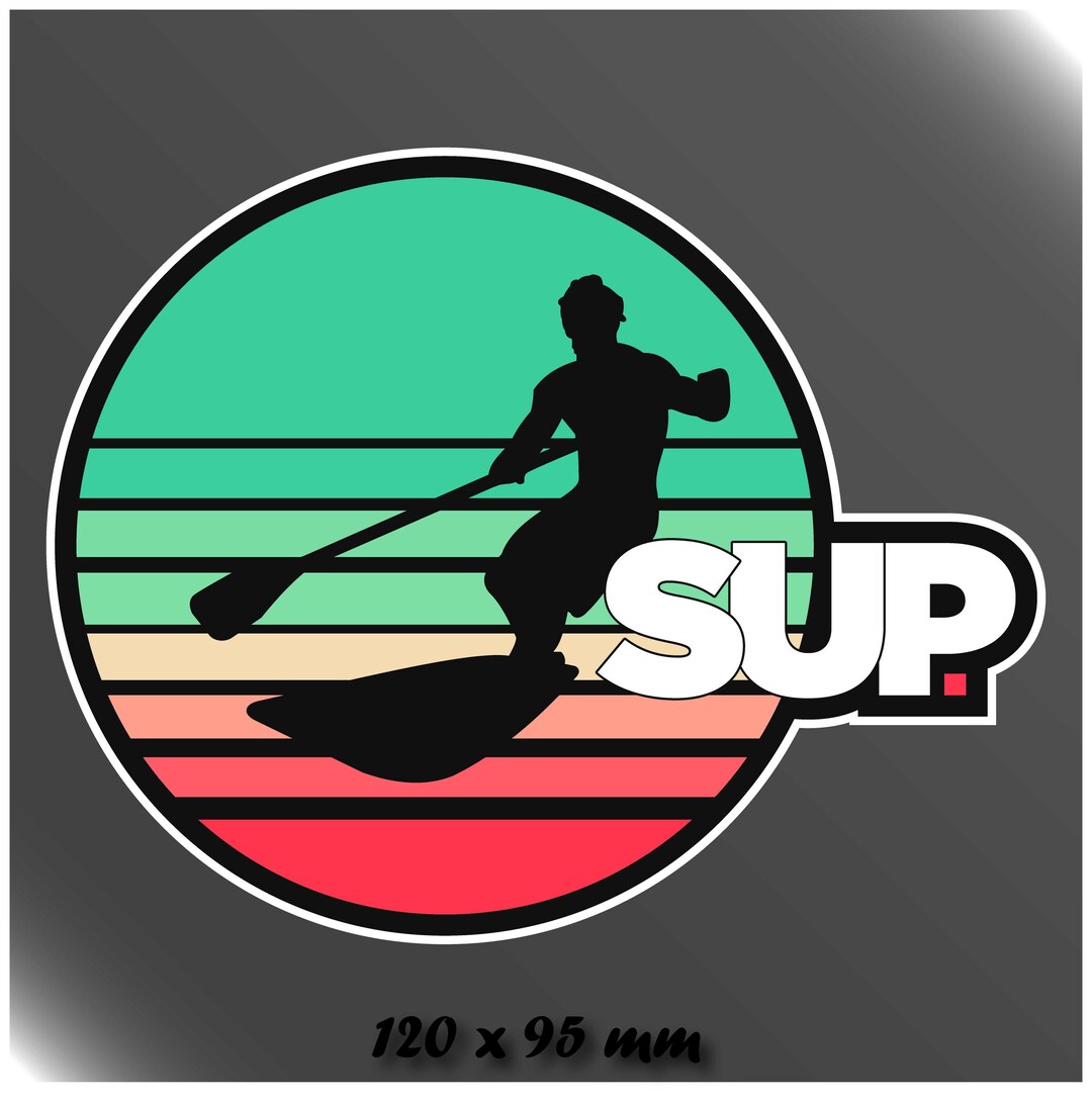 Sup Girl Sup Boy Paddle Board Laminated Vinyl Decal Bumper Sticker - Etsy