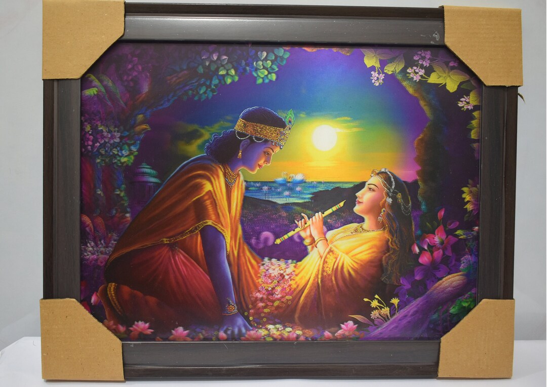 5D Radha Krishna Photo Frame - Etsy