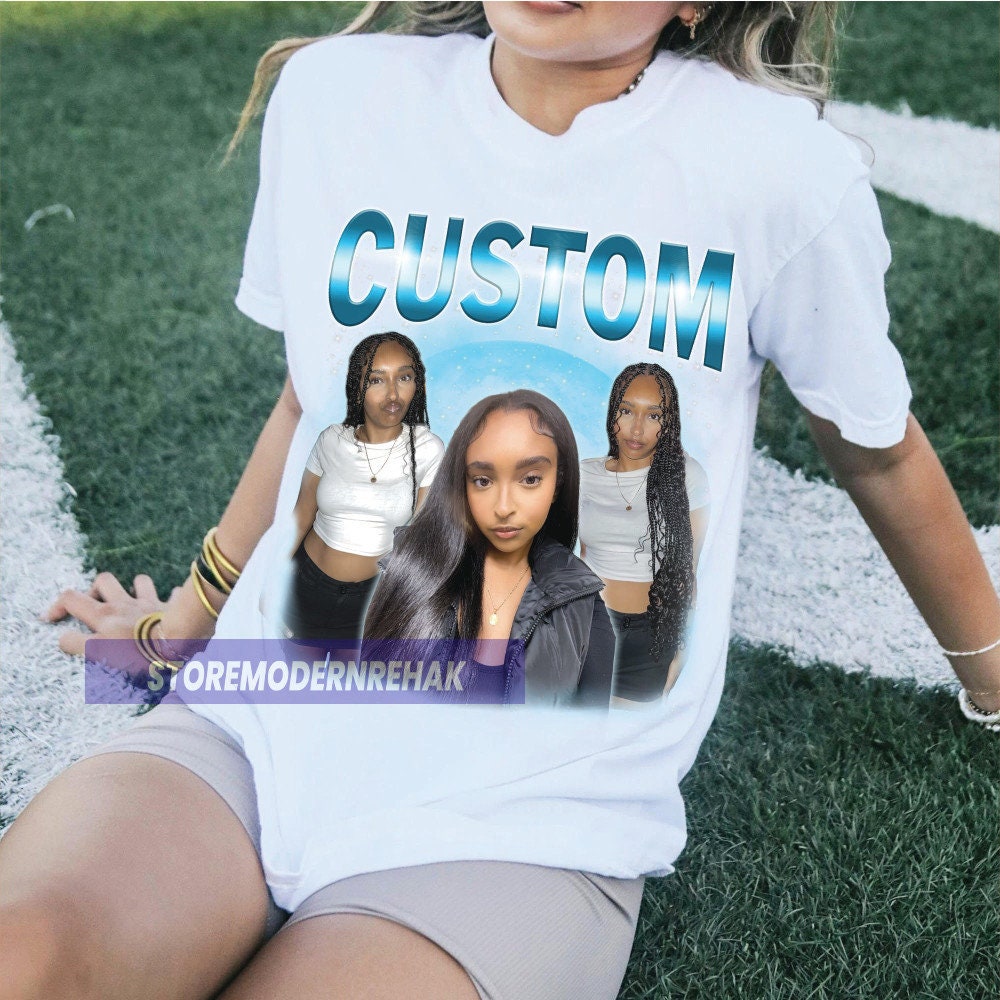 Custom Girlfriend Face Shirt, Personalized Vintage T shirt sold by ...