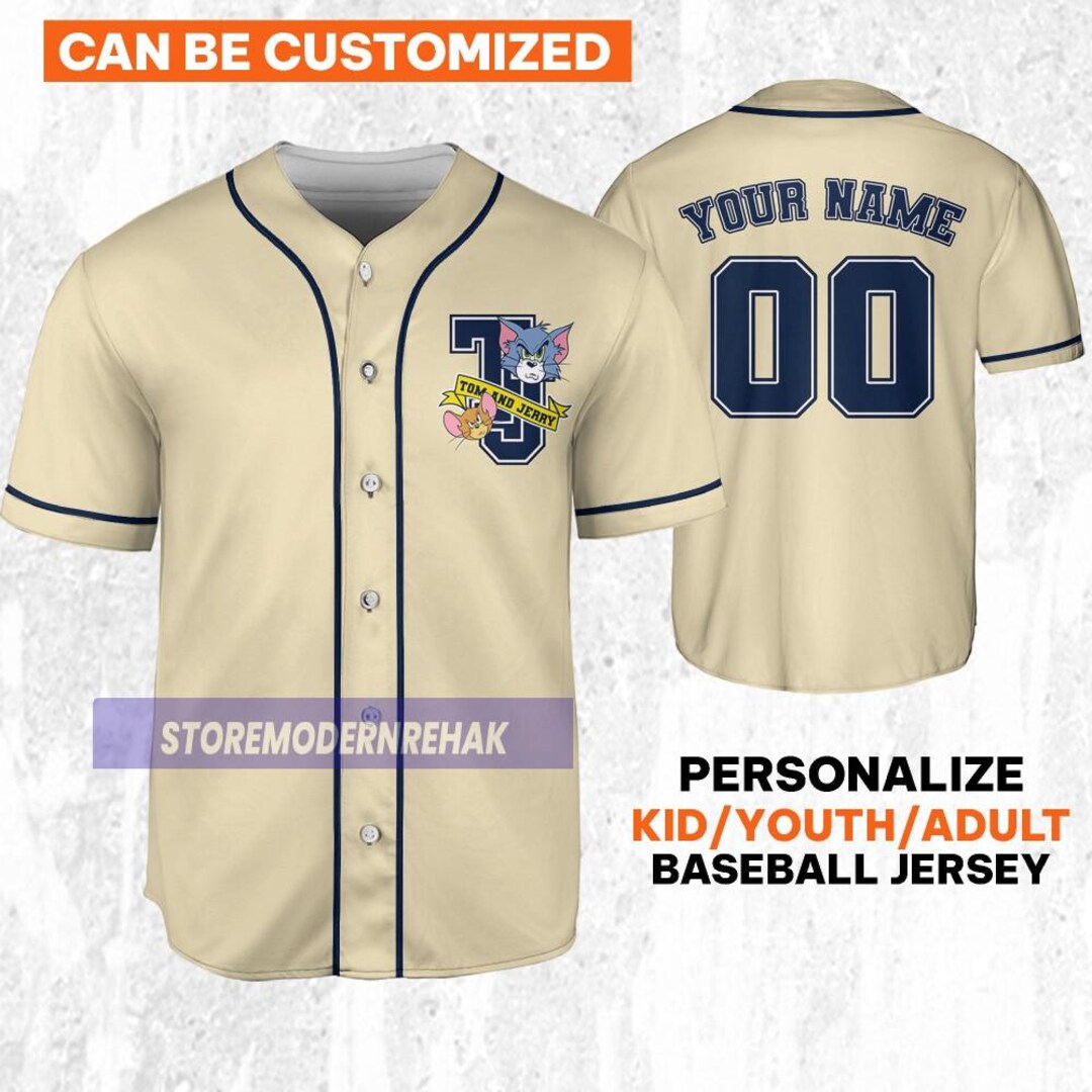 Personalize Tom & Jerry Grumpy Face, Custom Mouse and Cat Couple Kid ...