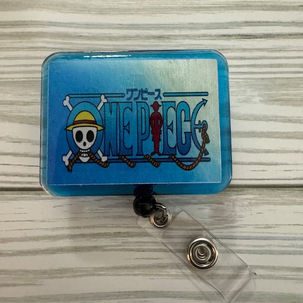 One Piece Retractable Badge - Etsy