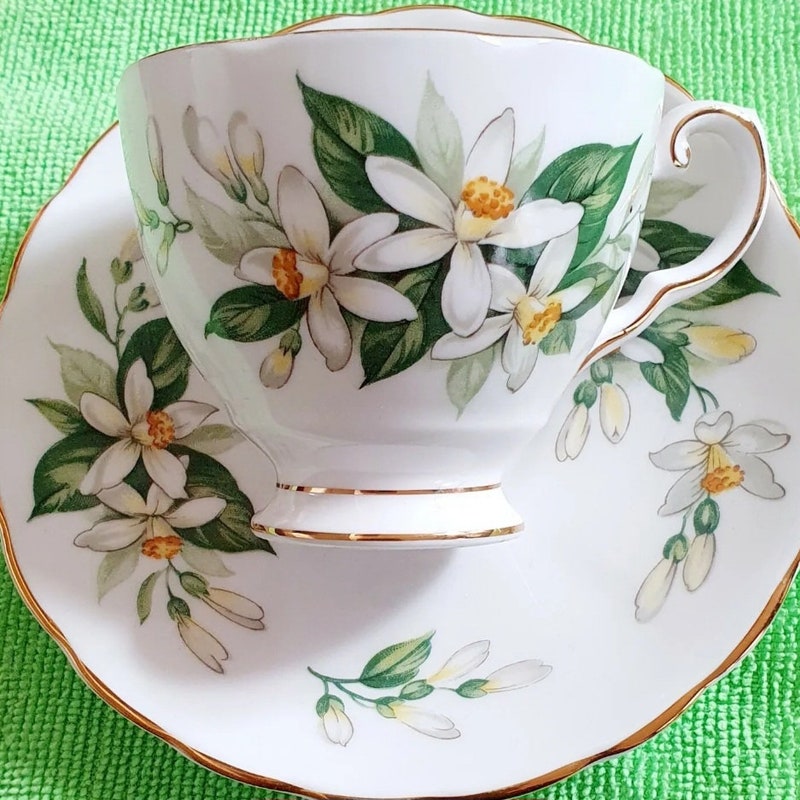 Orange Tea Cup - Etsy
