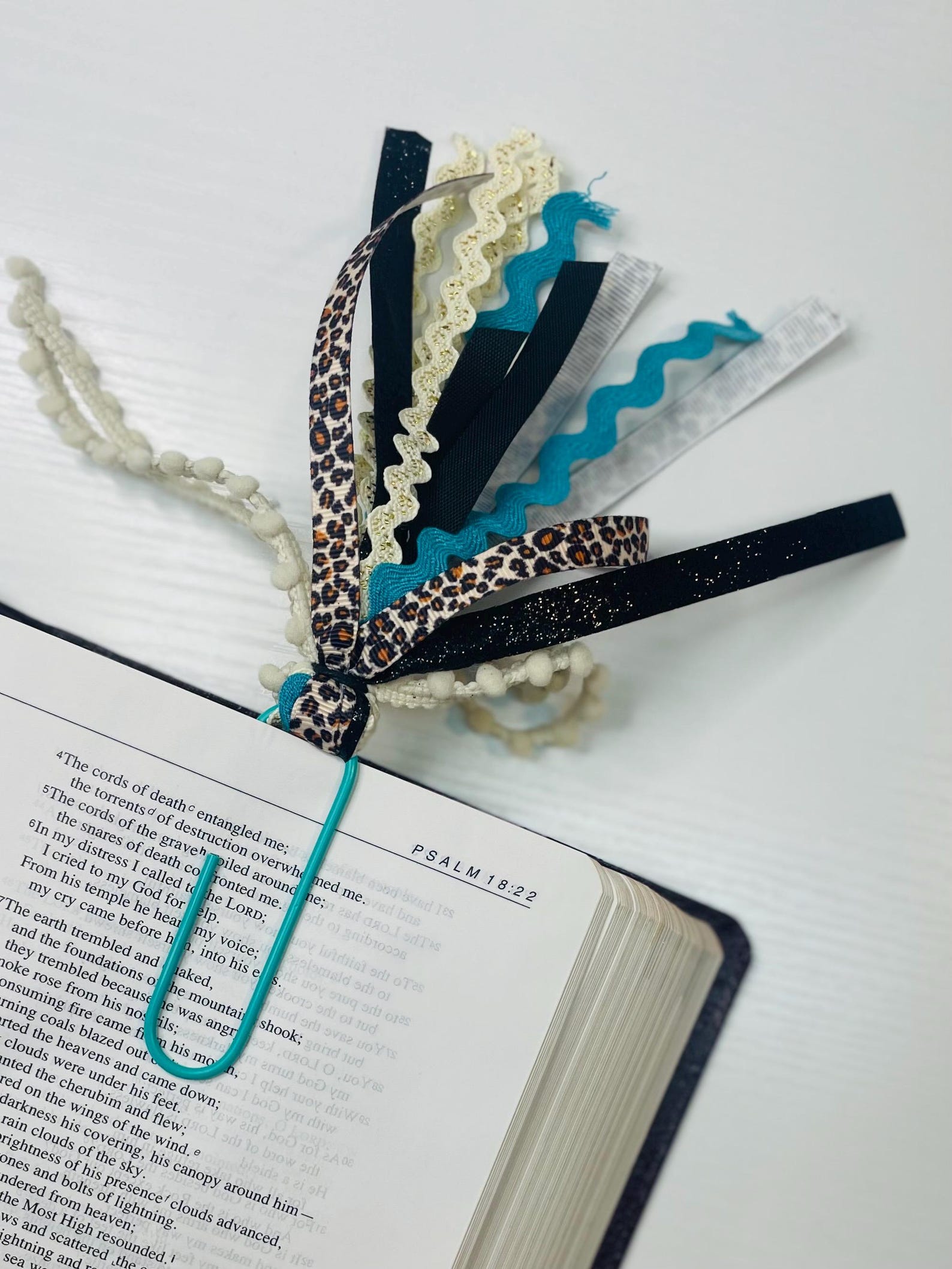 Jumbo Paper Clip Ribbon Bookmark I Bible Bookmark I Planner Bookmark I ...
