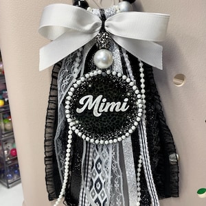 Custom FULL Ribbon Bag Tassel | Bogg Bag Tassels | Sports Ribbon Tassel ...